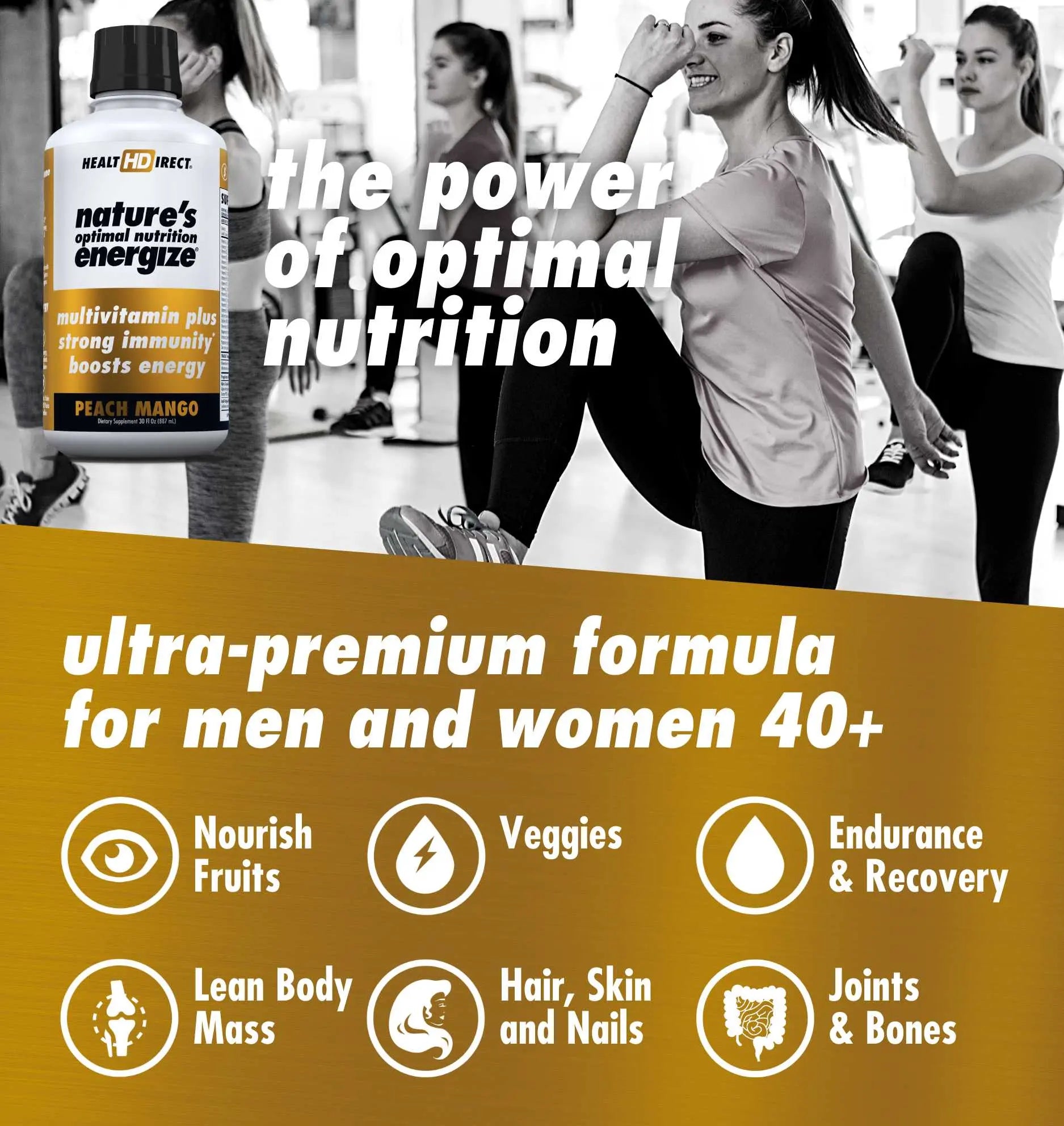 Nature's Optimal Nutrition® Energize - Vitamin Energy Supplement